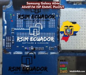 Samsung Galaxy A04e A042F/M ISP EMMC PinOUT | Test Point