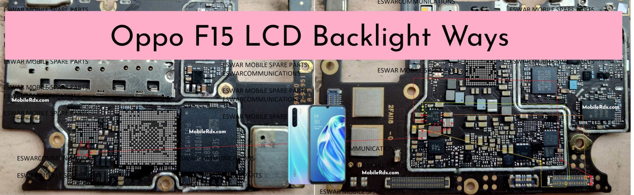 Oppo F15 Backlight Ways, Repair Display Light Problem Oppo F15 Backlight Ways, Repair Display Light Problem
