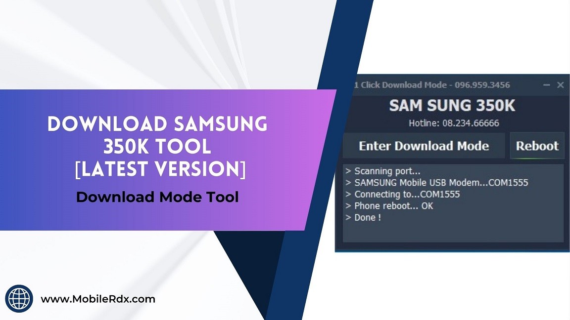 Download Samsung 350K Tool Latest Version 2023 | Download Mode Tool
