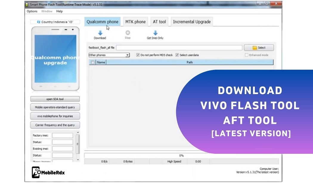 Download Vivo Flash Tool | AFT Tool [Latest Version]