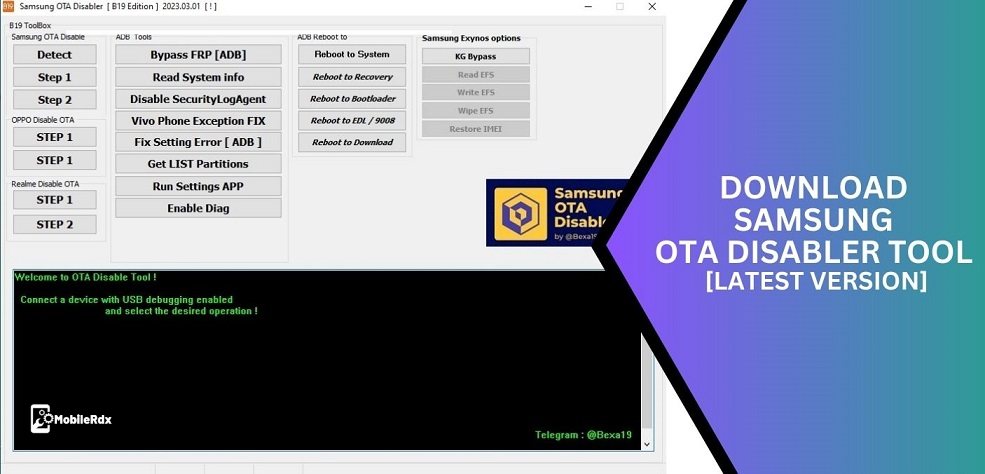 Download Samsung OTA Disabler Tool [Latest Version]