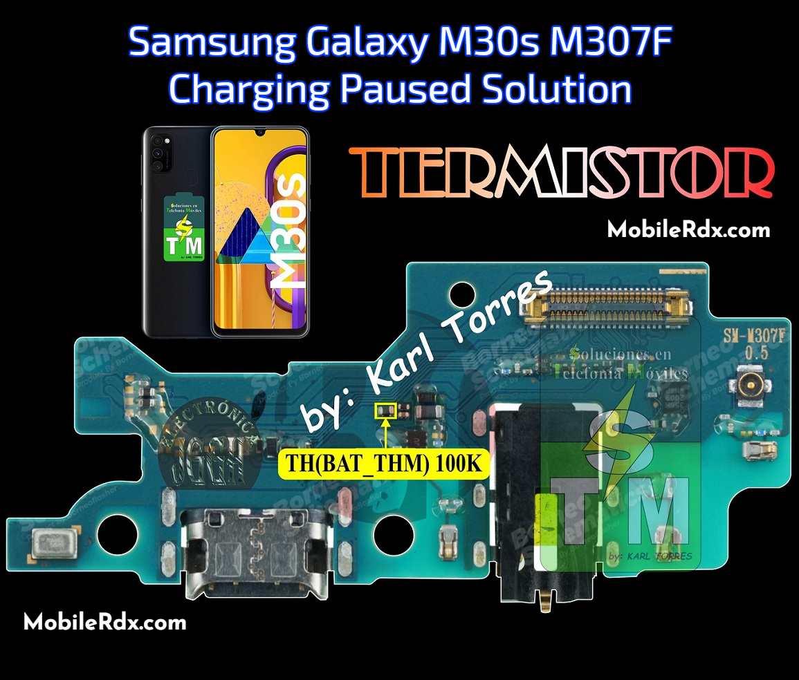 Repair: Samsung Galaxy M30s M307F Charging Paused Problem | Battery Temperature Error
