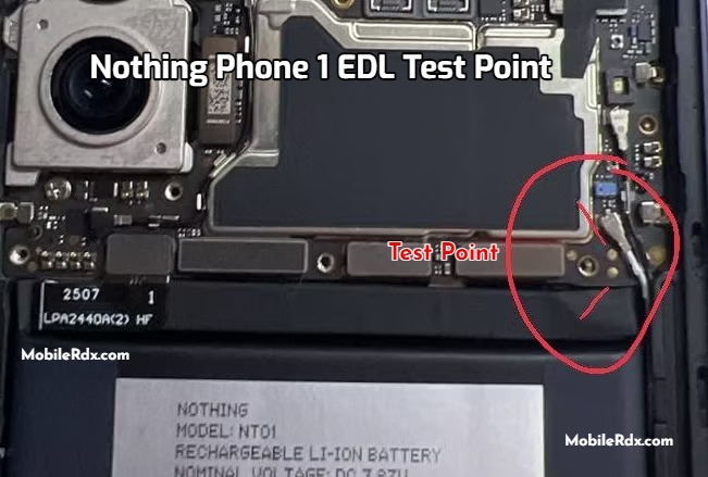 Nothing Phone 1 EDL Point (Test Point) Reboot Into EDL Mode 9008