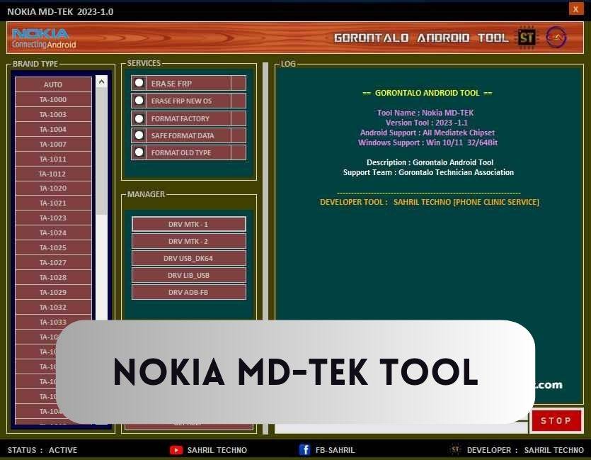 Download NOKIA MD-TEK Tool Latest Nokia Unlock Tool