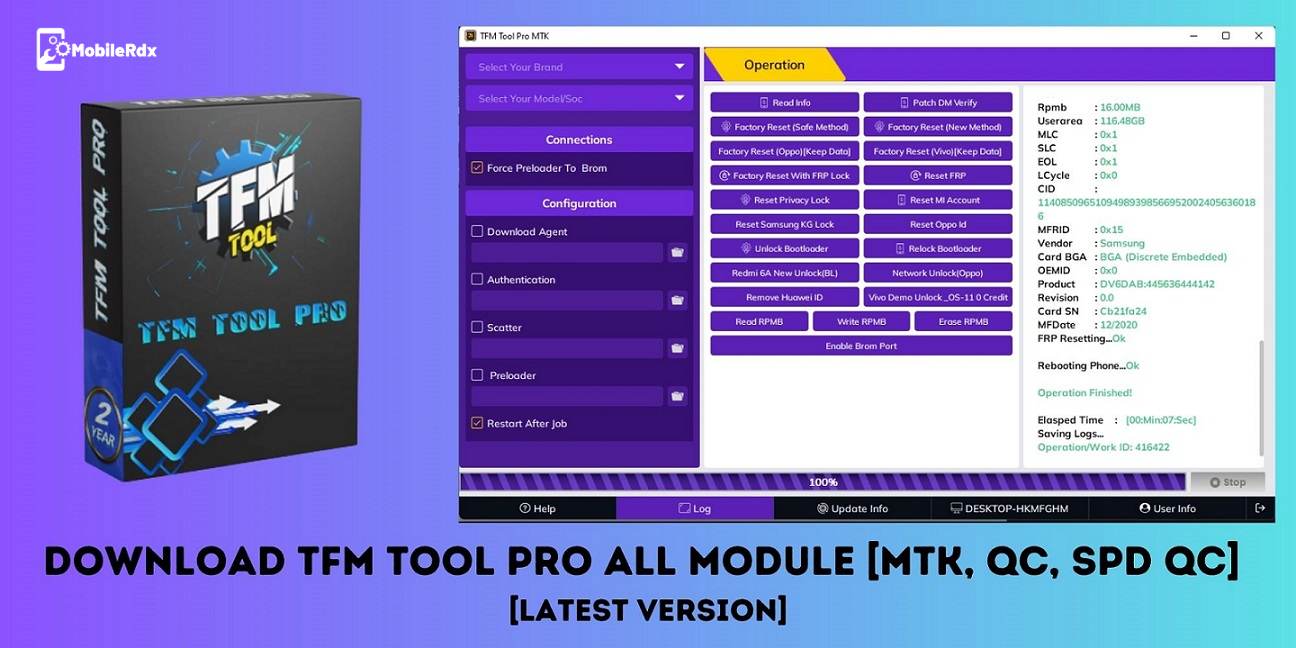 TFM Tool Pro All Module [MTK, QC, SPD QC] - Latest Version