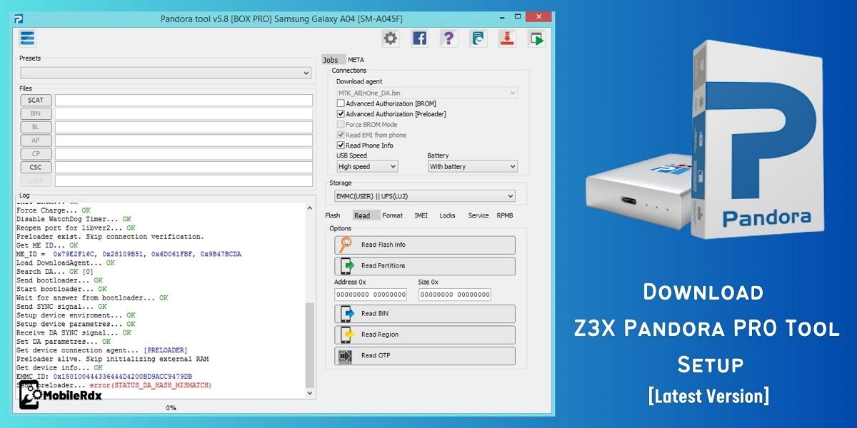 Z3X Pandora PRO Tool V9.13 Setup | Latest Version