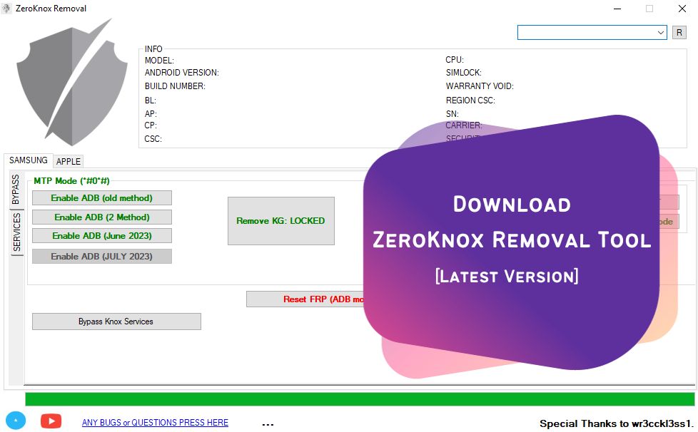 Download ZeroKnox Removal Tool V2.4 [Latest Version]