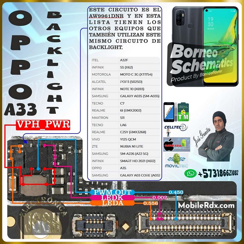 Oppo A33 Backlight Ways | Repair Display Light Problem Oppo A33 Backlight Ways | Repair Display Light Problem