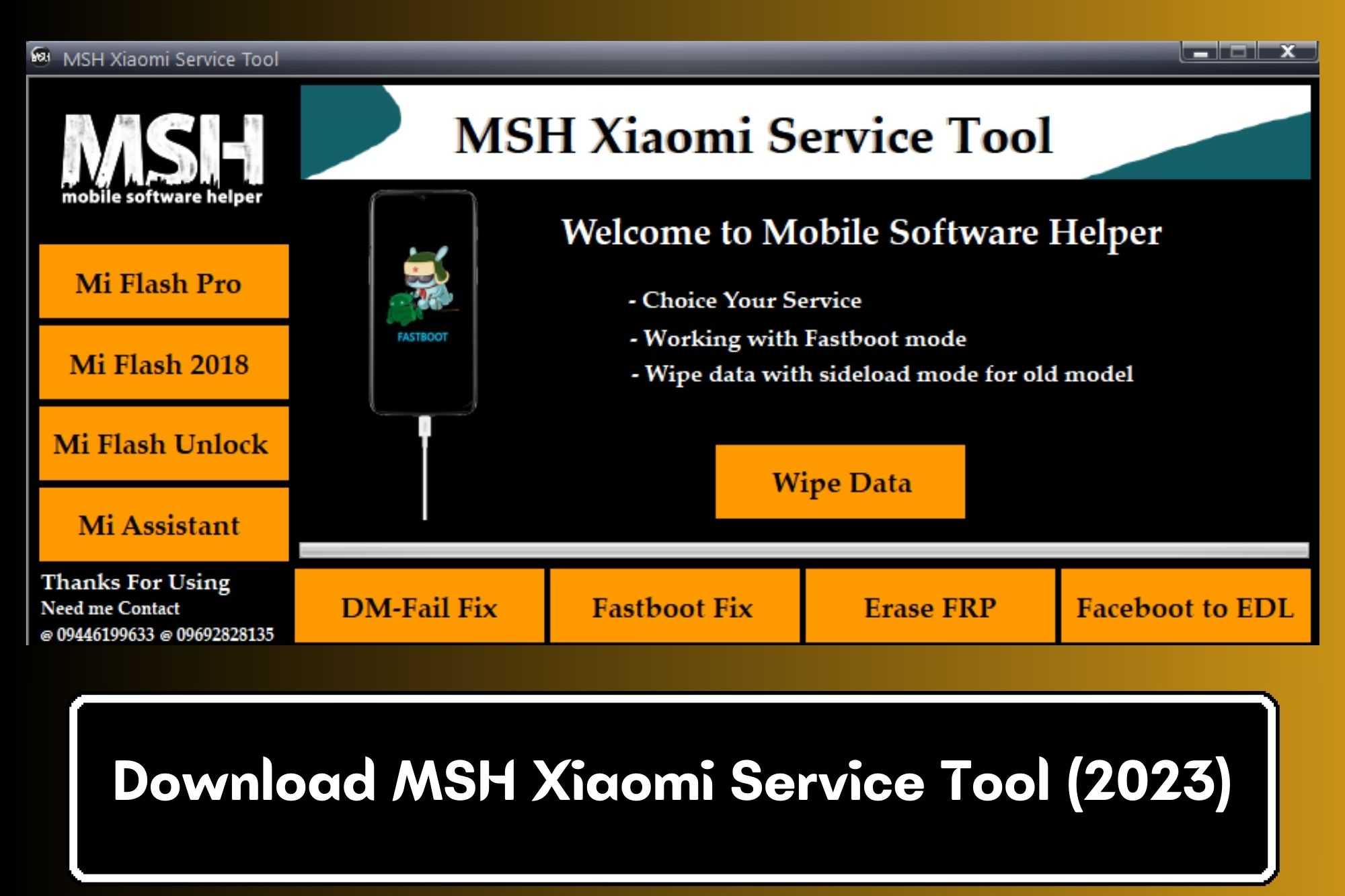 MSH Xiaomi Service Tool - Mobile Software Helper Tool (2023)