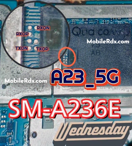 Samsung Galaxy A23 5G A236E UFS ISP PinOUT | Test Point