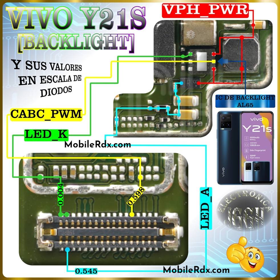 Vivo Y21s Backlight Ways | Repair Display Light Problem