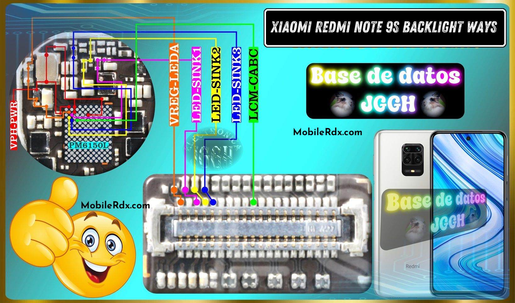Redmi Note 9S Backlight Ways | Repair Display Light Problem