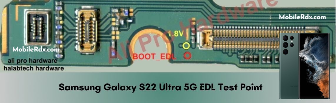 Samsung Galaxy S22 Ultra 5G Test Point - EDL Mode 9008