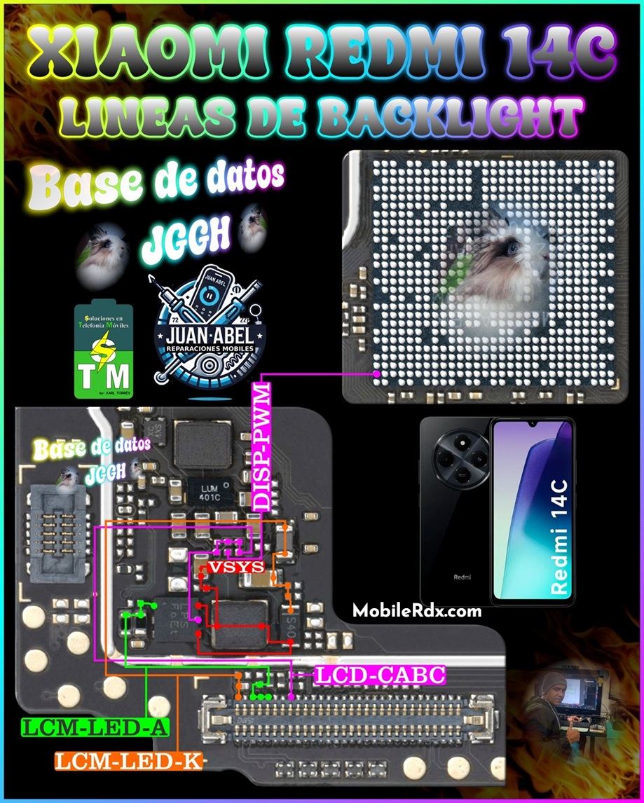 Xiaomi Redmi 14C Backlight Ways | Repair Display Light Problem