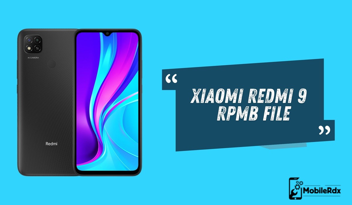 Xiaomi Redmi 9 (lancelot) RPMB File Download