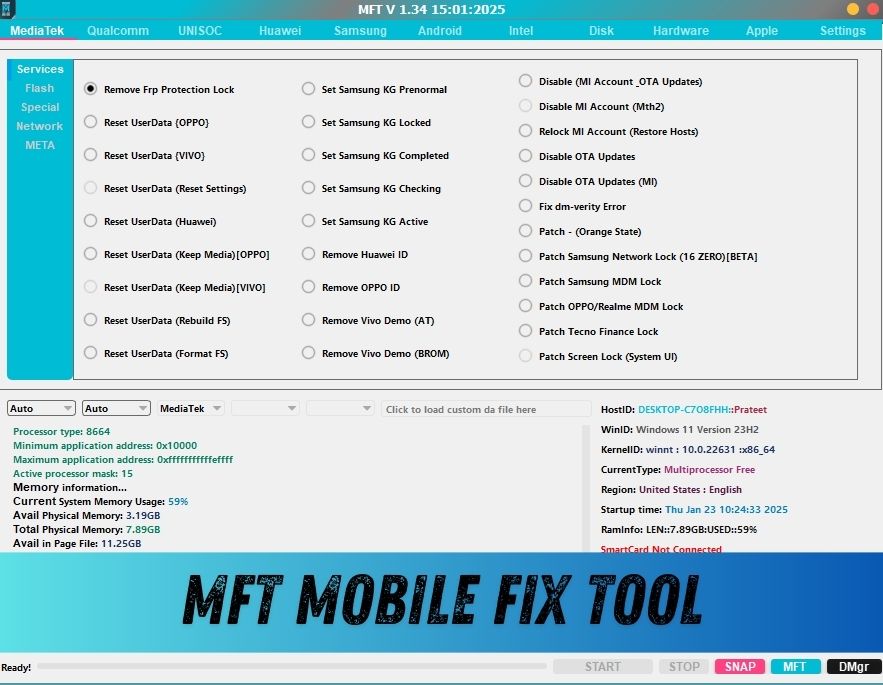MFT Mobile Fix Tool V1.34 Download [Latest Version]