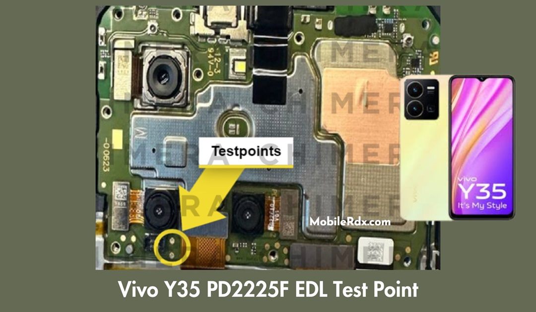 Vivo Y35 PD2225F EDL Test Point | Reboot to EDL Mode 9008