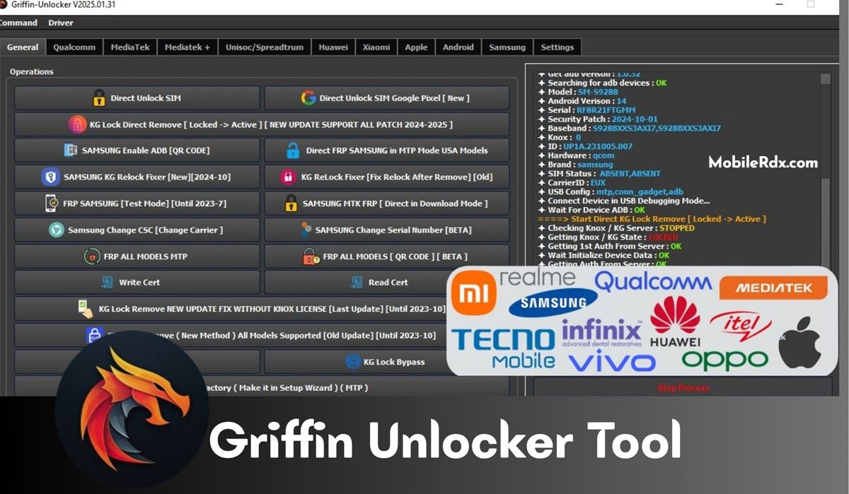Griffin Unlocker Tool V2025.11.28 Setup [Latest Version]