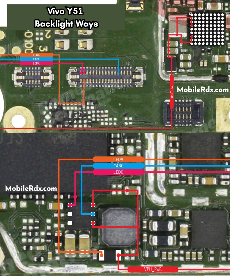 Vivo Y51 Backlight Ways | Repair Display Light Problem