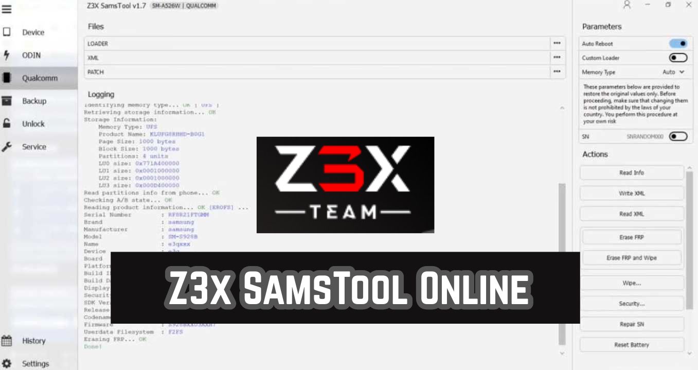 Download Z3x SamsTool Online V1.23 [Latest Version]