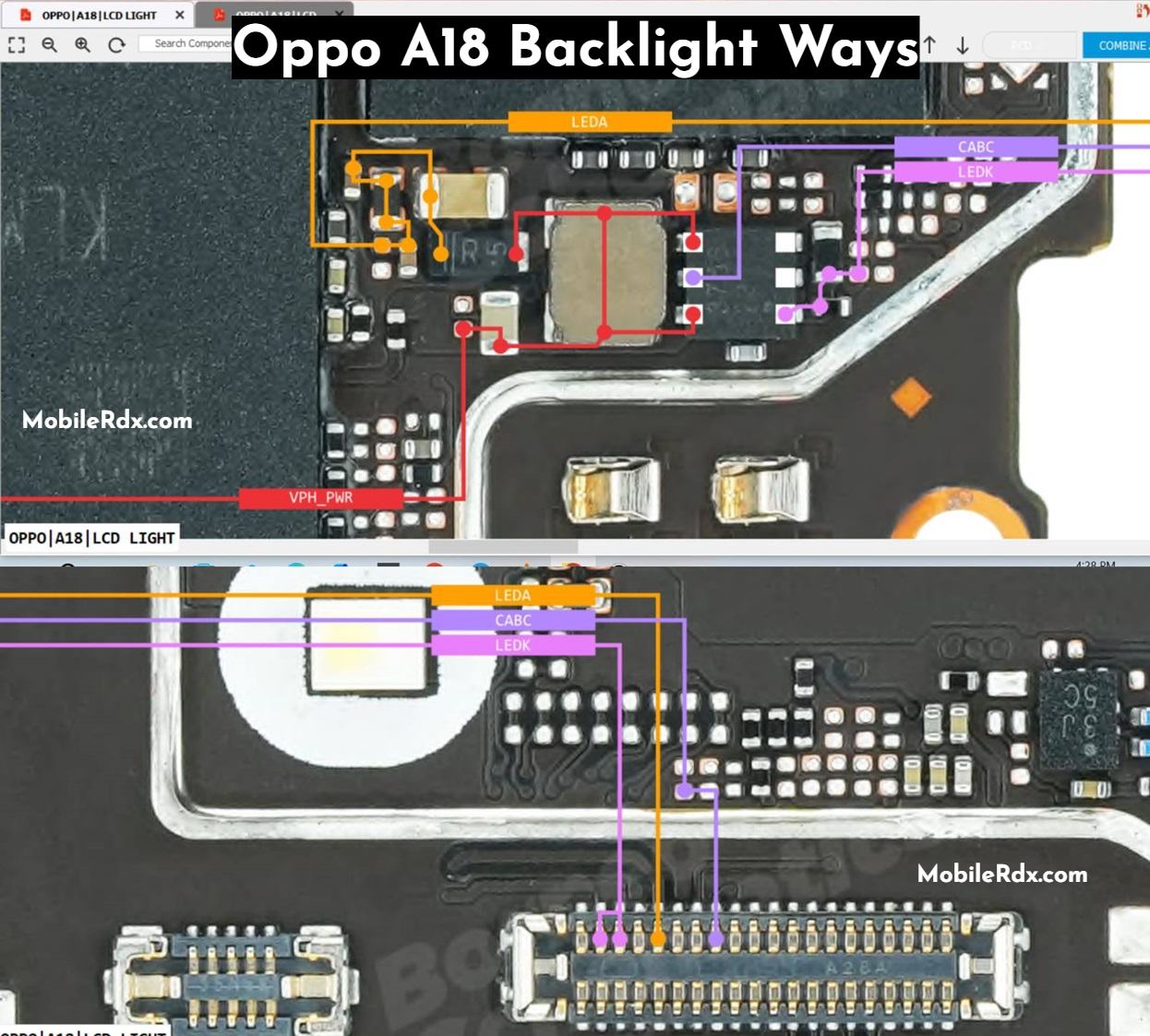 Oppo A18 LCD Backlight Ways | Display Light Solution