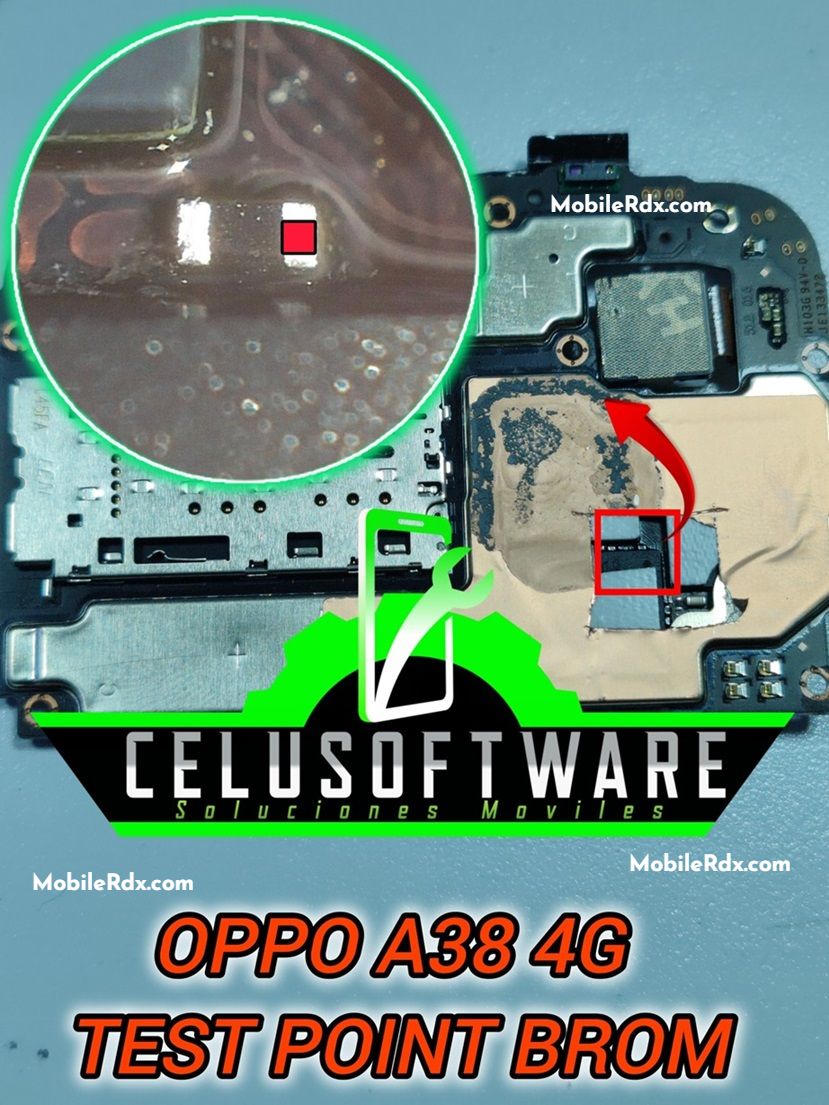 Oppo A38 Test Point – Reboot to BROM Mode
