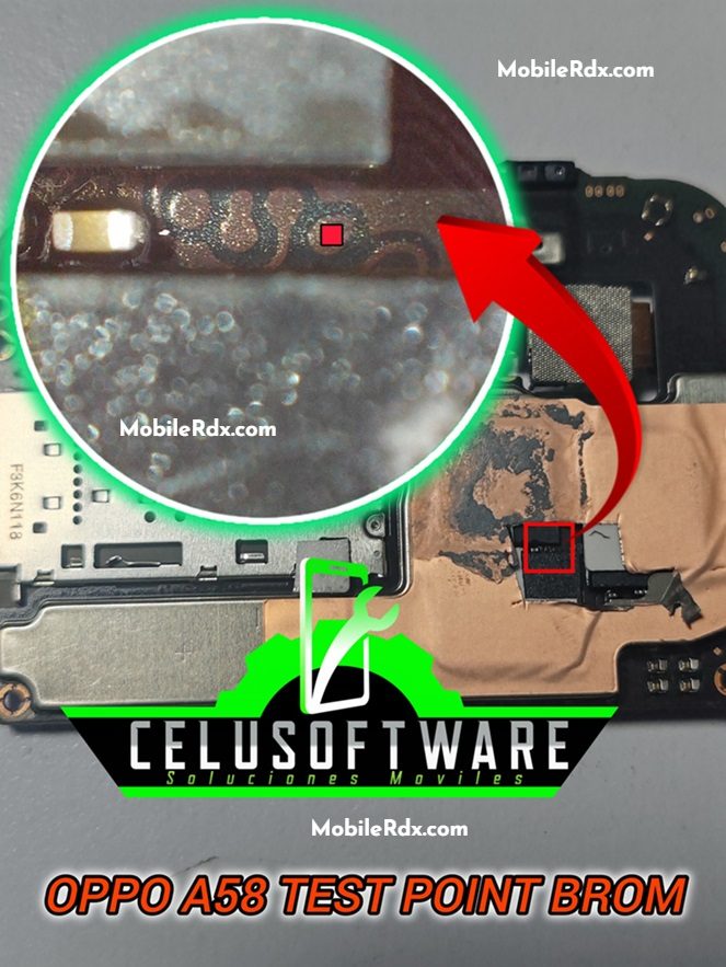 Oppo A58 Test Point – Reboot to BROM Mode