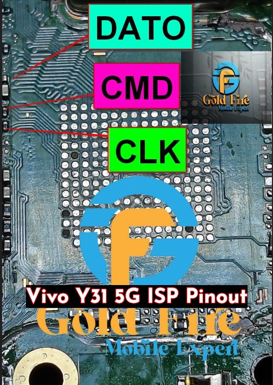 Vivo Y31 5G ISP PinOUT | Test Point