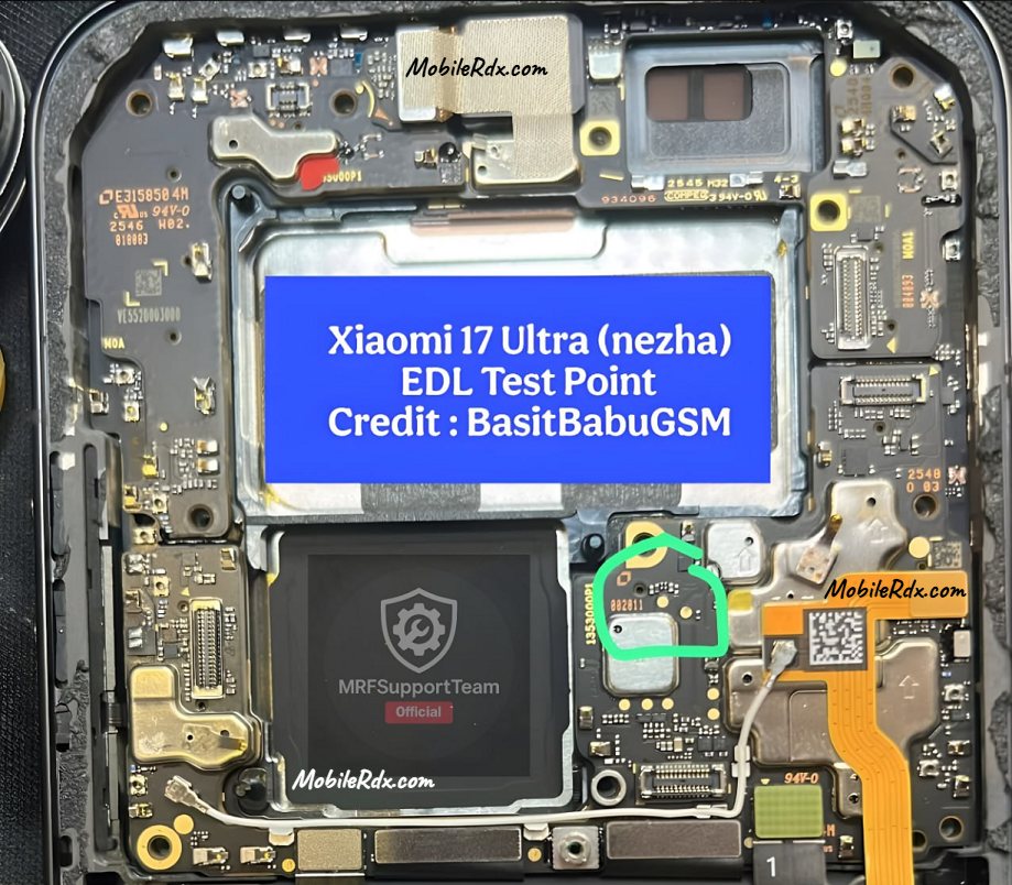 Xiaomi 17 Ultra EDL Test Point