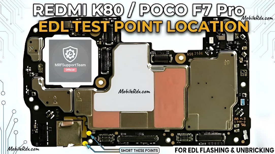 Xiaomi Redmi K80 Test Point | EDL Mode 9008